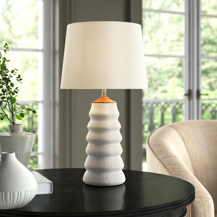 Joss & Main Linetta Concrete Table Lamp | Wayfair
